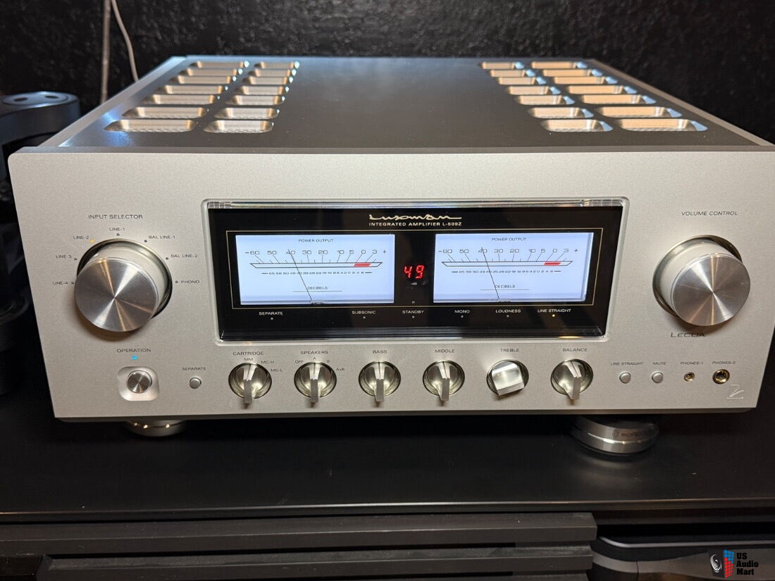 Luxman L-509Z Stereo Integrated Amplifier; MM & MC Phono For Sale ...
