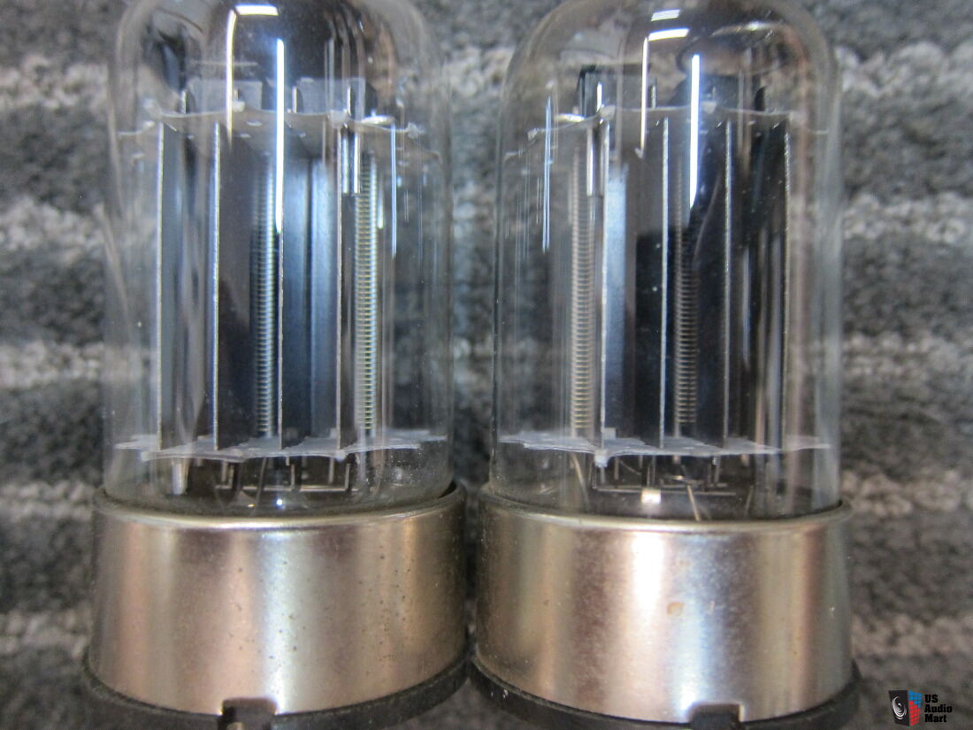 2 Pairs Vintage 6080, 6AS7 Triode Power Tubes, RCA, Test Very Strong ...