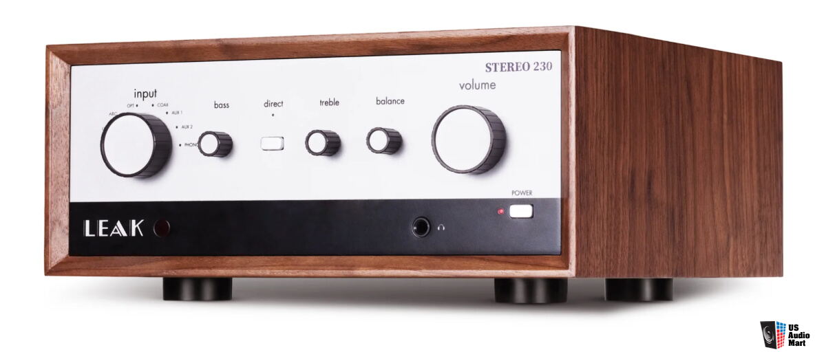 NEW Leak Stereo 230 Integrated Amplifier - Walnut Dealer Ad - Canuck ...