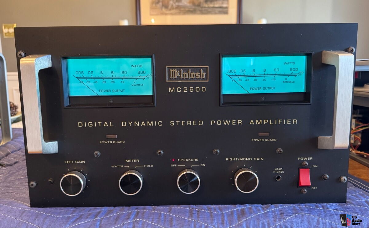 McIntosh MC2600 600 watt per channel stereo amplifier | NMint ...