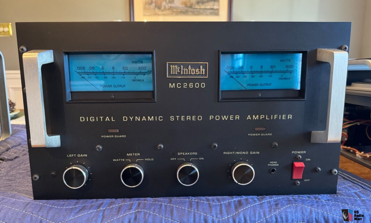 McIntosh MC2600 600 watt per channel stereo amplifier | NMint ...