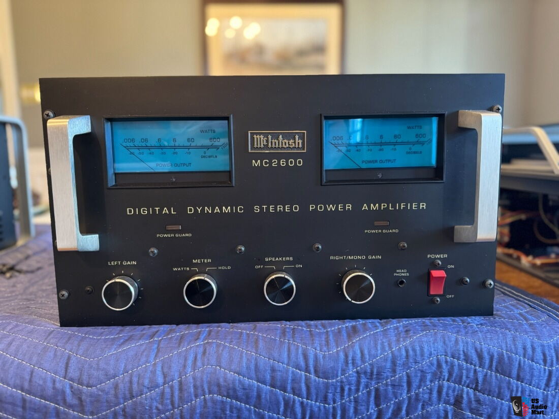 McIntosh MC2600 600 watt per channel stereo amplifier | NMint ...