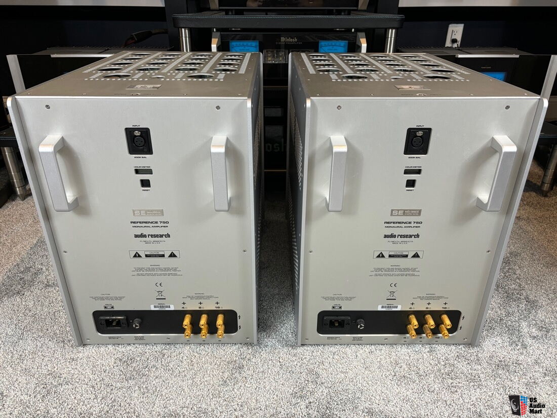Audio Research Ref 750 SE Reference Monoblock Power Amplifier - PAIR ...