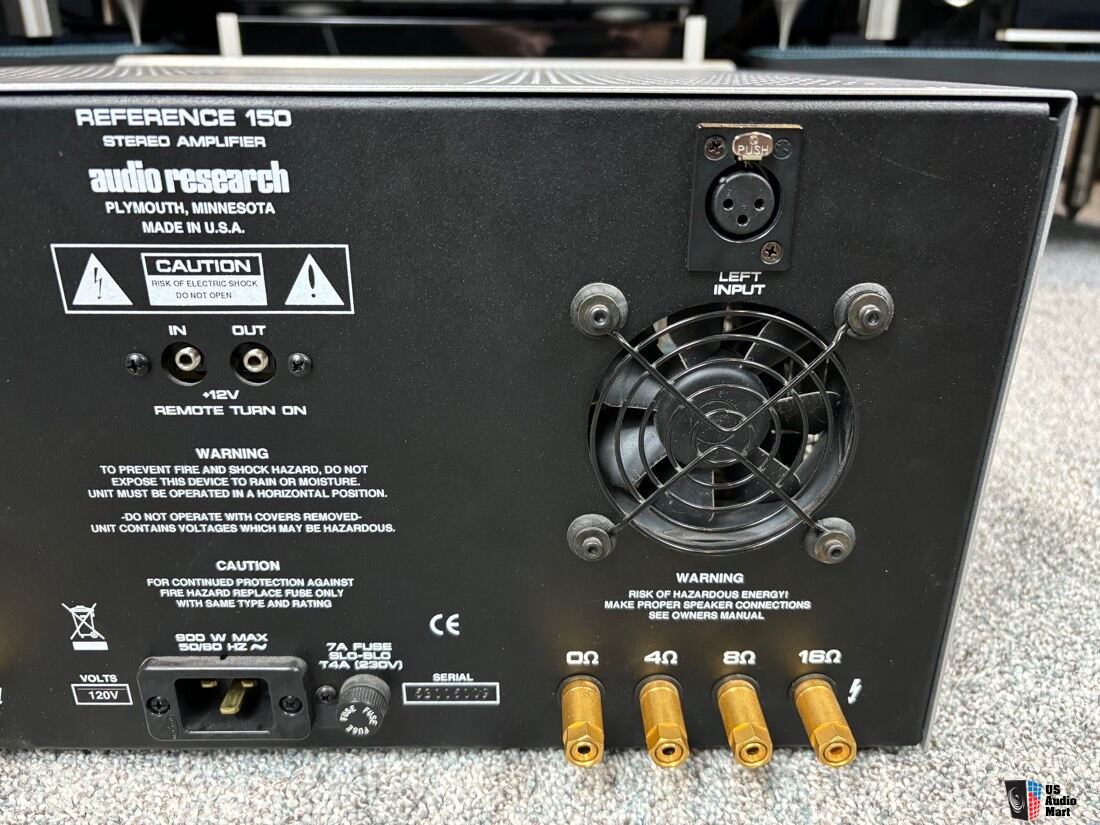 Audio Research Ref 150 Reference Tube Power Amplifier w/ Packaging ...
