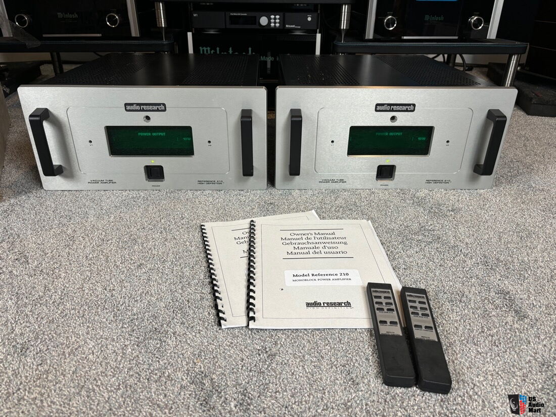 Audio Research Ref 210 Reference Tube Power Amplifier - Pair Photo ...