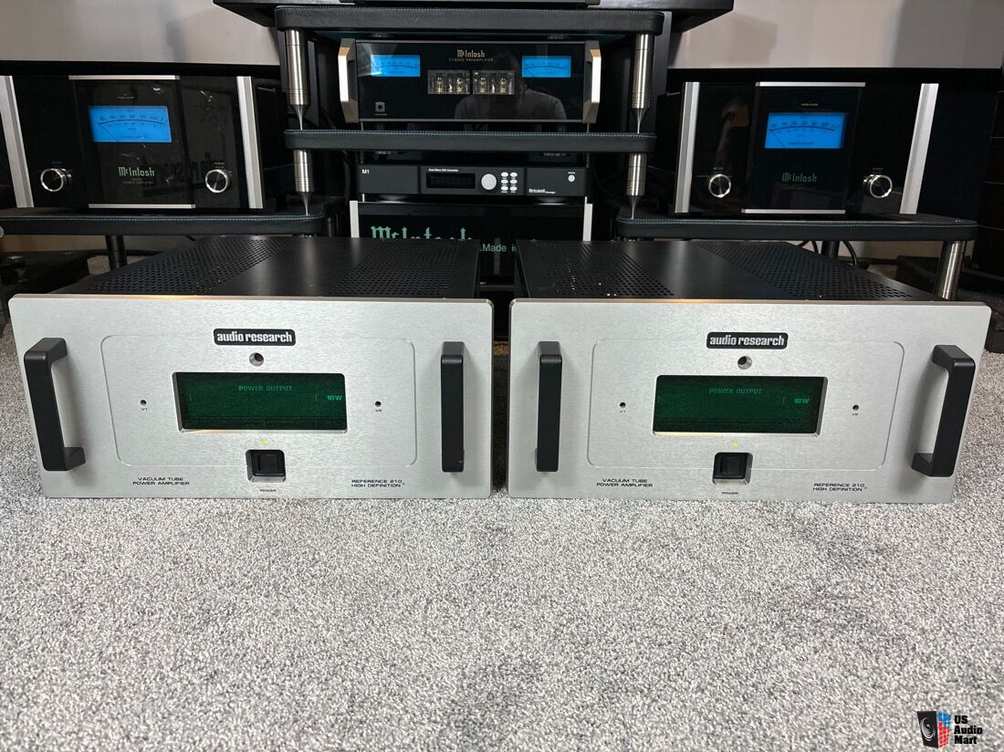 Audio Research Ref 210 Reference Tube Power Amplifier - Pair Photo ...