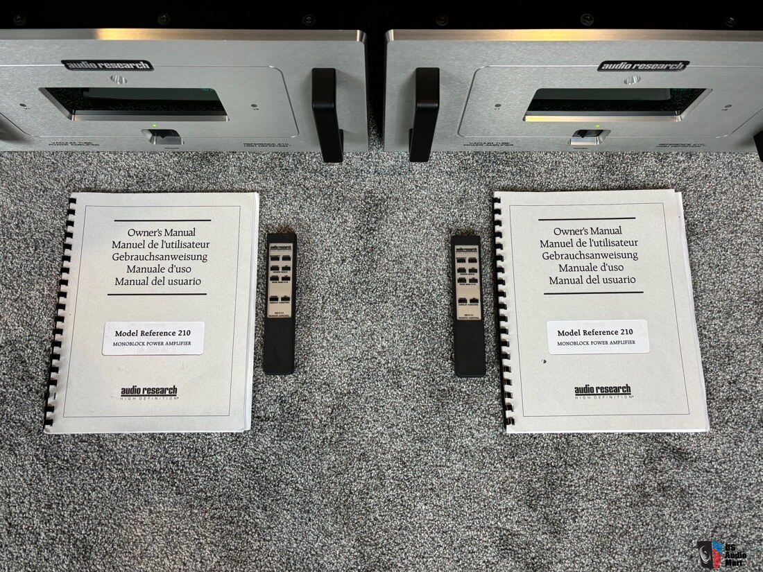 Audio Research Ref 210 Reference Tube Power Amplifier - Pair Photo ...