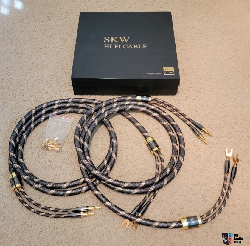 Pair of SKW Speaker Cables (8ft/2.5M) Photo #5374195 - US Audio Mart
