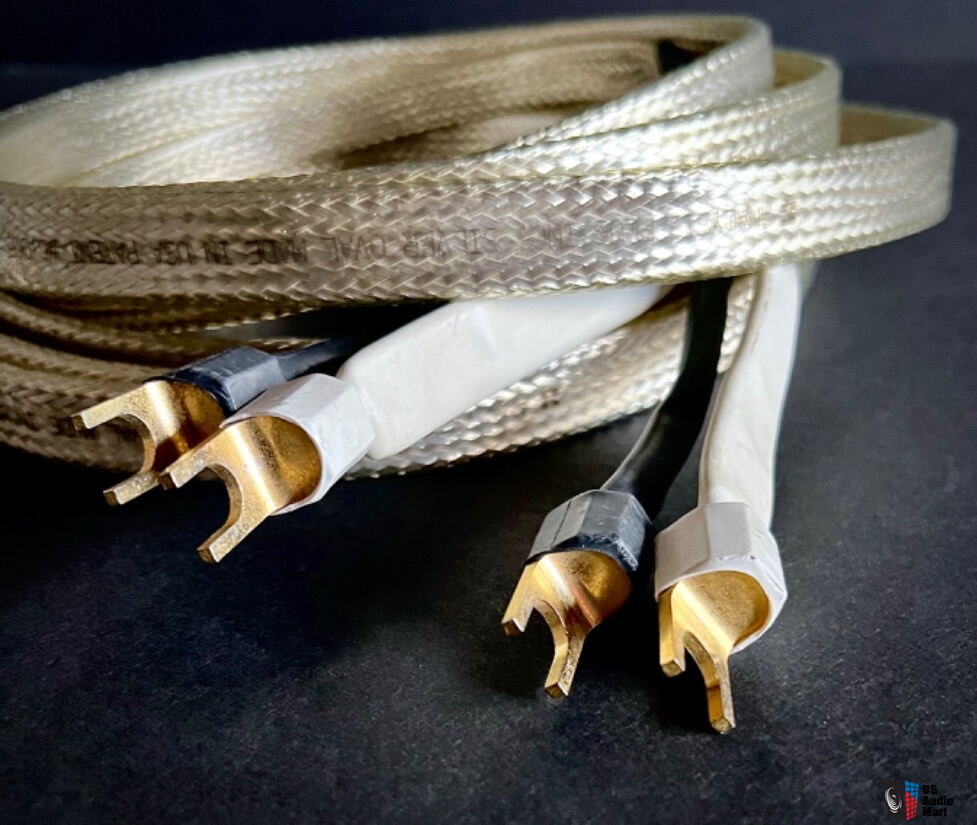 Analysis Plus Big Silver Oval Speaker Cables (8ft long pair)