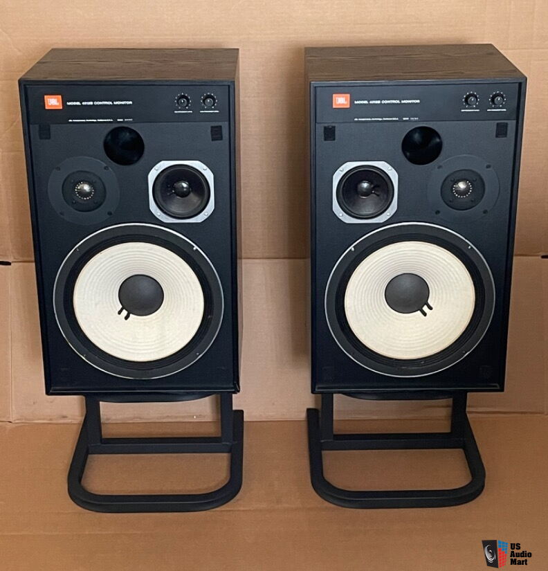 JBL Model 4312B Control Monitors w/metal stands • Mirror Pair! Photo ...