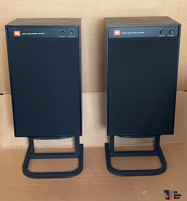 JBL Model 4312B Control Monitors w/metal stands • Mirror Pair! Photo ...