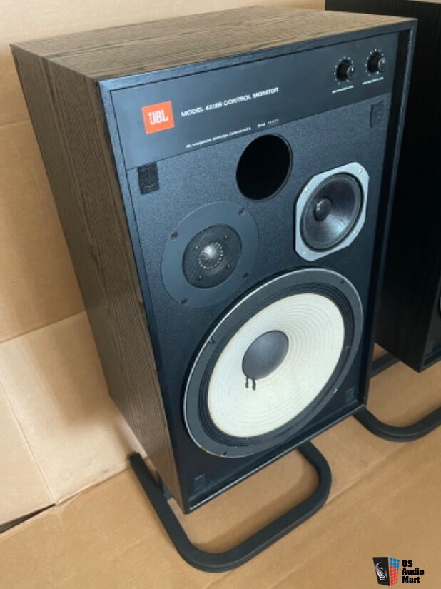 JBL Model 4312B Control Monitors w/metal stands • Mirror Pair! Photo ...