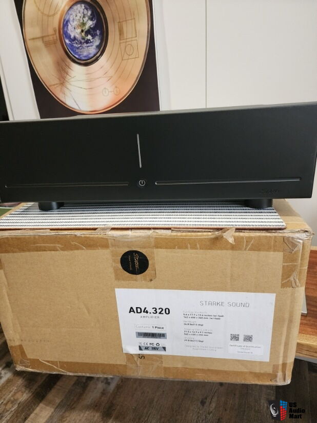 Starke Sound AD4.320 4 channel Power Amplifier Class AB design Photo ...