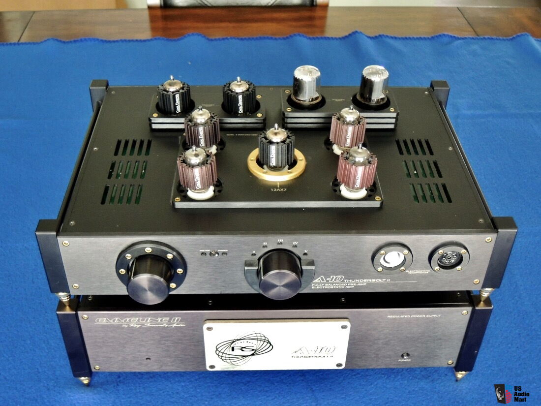 Ray Samuels Audio A-10 Thunderbolt Electrostatic Heaphones Tube ...