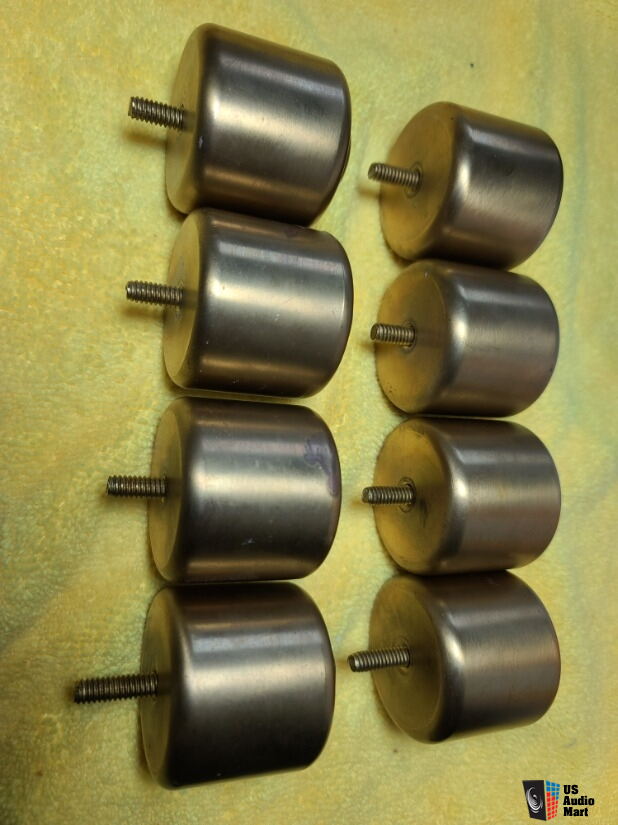 Mapleshade Brass Footers Threaded Radiused Heavy Feet (8) FREE shipping ...