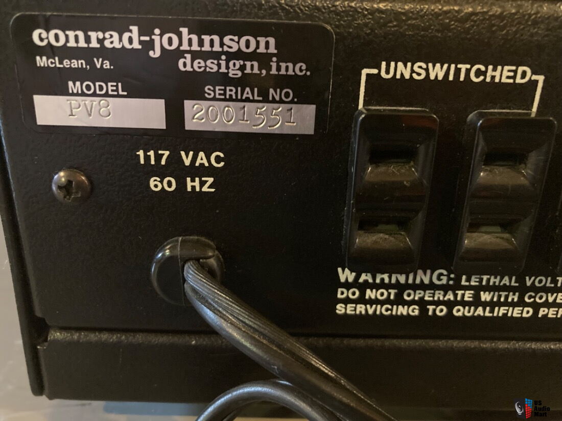 Conrad Johnson PV8 Preamp Photo #5379024 - US Audio Mart