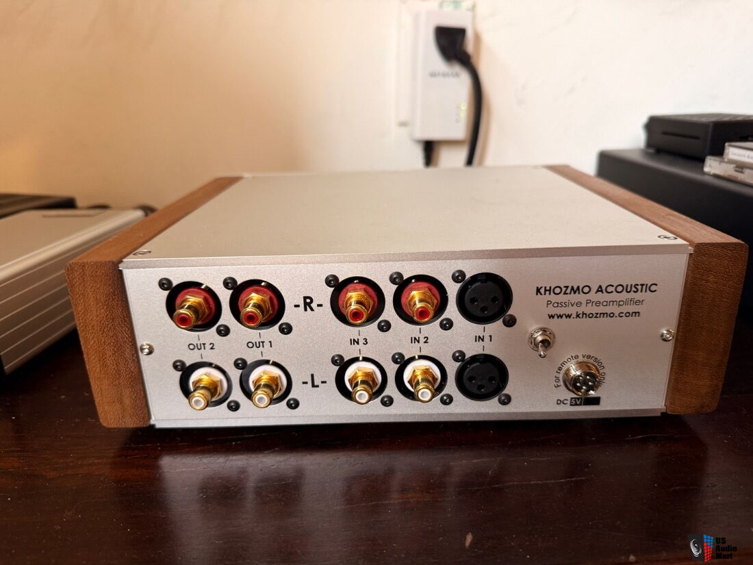 Khozmo Acoustic Passive Preamplifier + Active Stage + Shunt Zfoil ...