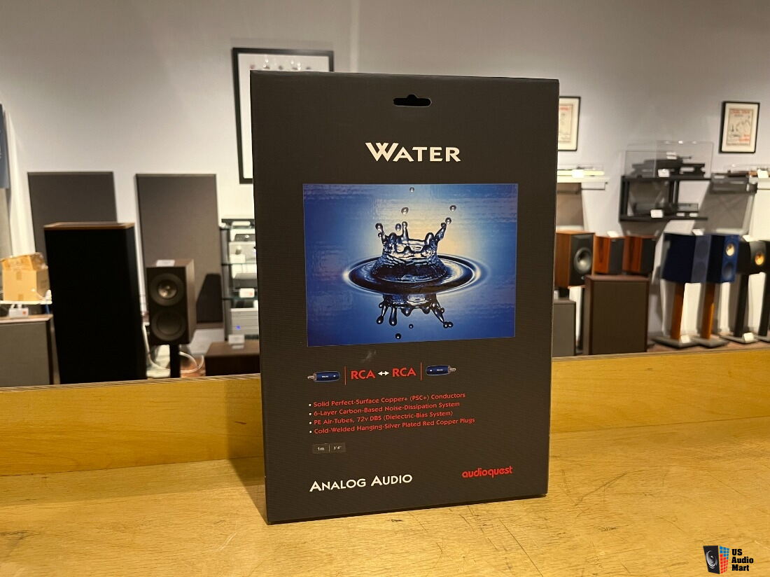 AudioQuest Water RCA Interconnects w/ 72V DBS Battery Packs - 1 Meter ...
