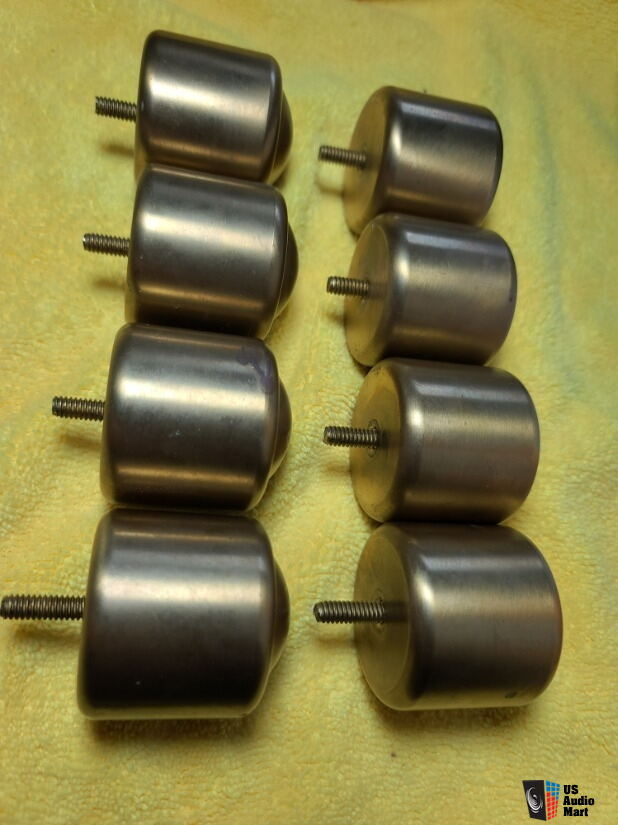 Mapleshade Audio Radiused Megafeet V.4 Brass Footers (8) FREE shipping ...
