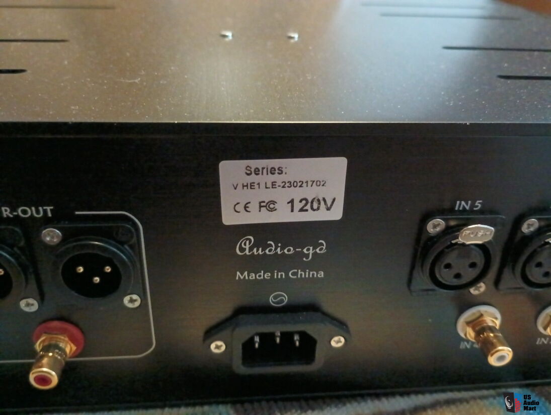 Audio GD HE1 LE, Vacuum tube Pre-amp, Remote Photo #5381091 - US Audio Mart