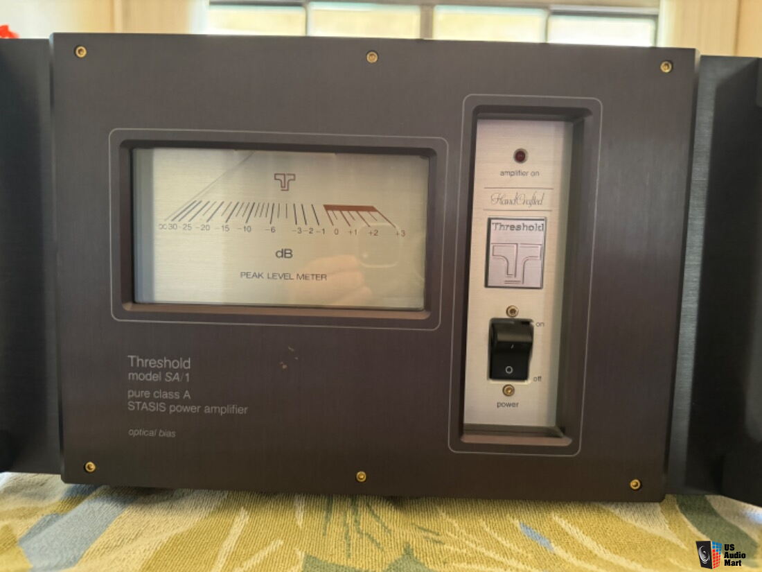 Threshold SA/1 pure Class A Stasis black monoblocks, BEST price ...