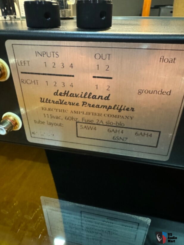 deHavilland ultraverve 3 preamp with upgraded Dueland caps and wire ...