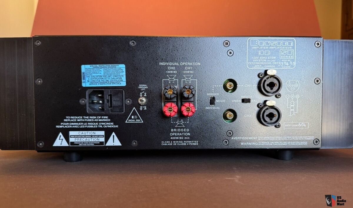Bryston 3B-ST Power Amplifier Photo #5386292 - US Audio Mart