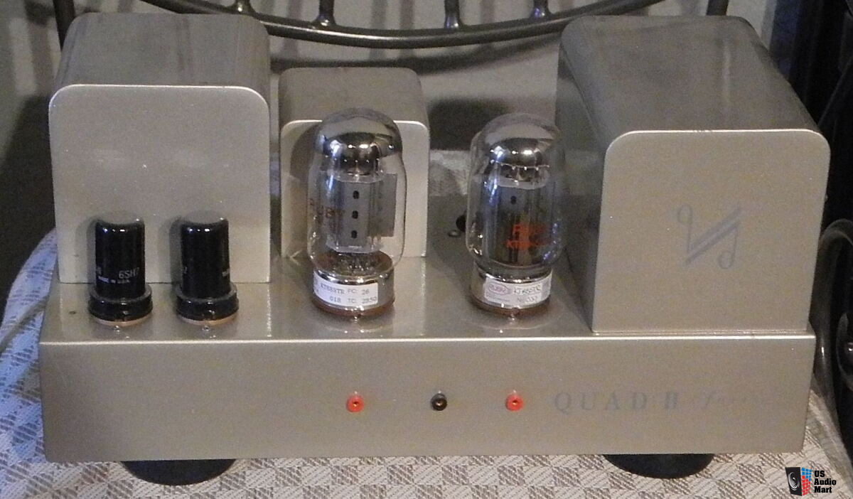 Quad II 40 Watt Tube Mono Power Amp Pair Dealer Ad - US Audio Mart