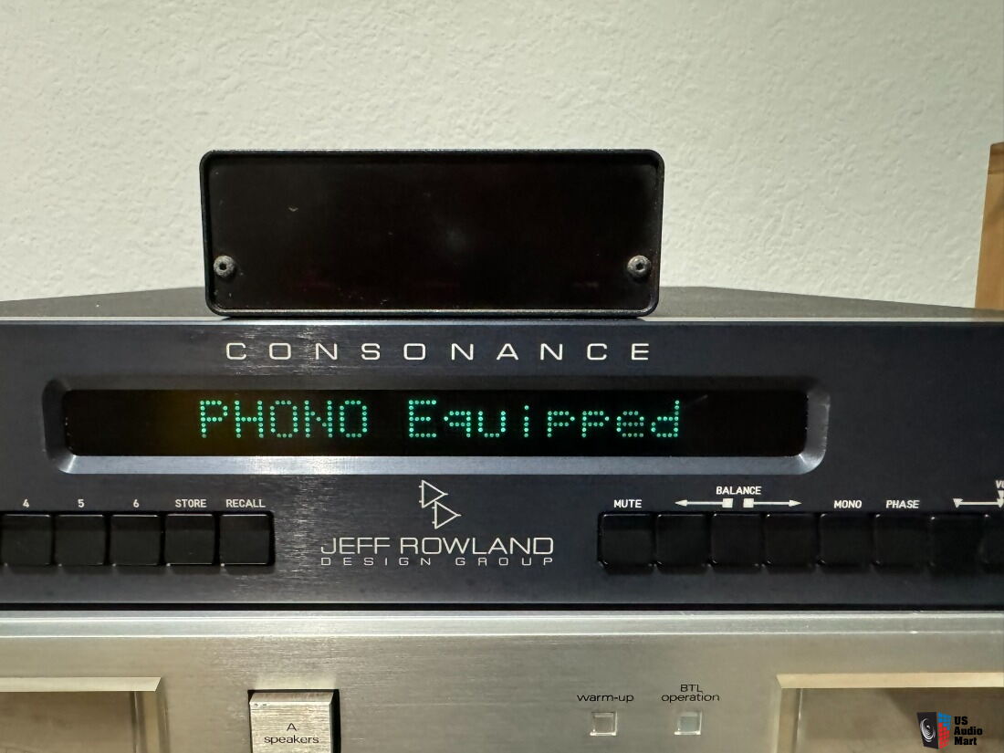 Jeff Rowland - Consonance Preamp with Phono w/o RC - UPGRADED Photo ...