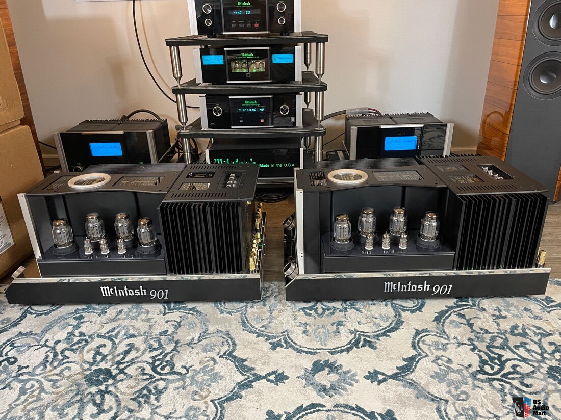 McIntosh MC901 Dual Mono Vacuum Tube & Solid State Amplifier PAIR ...