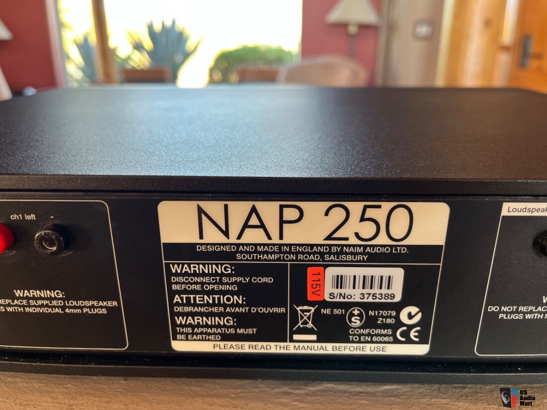 Naim NAP 250.2 Amplifier 2014 Unit Excellent Condition