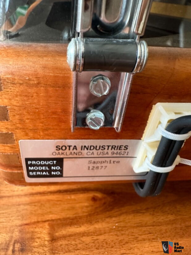 Sota Sapphire Flame Maple Turntable with Sumiko MMT Premier tonearm ...