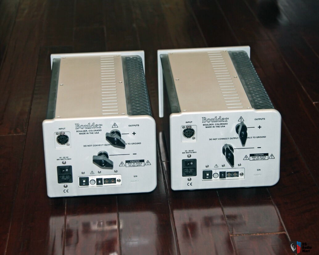 Boulder 850 Balanced Power Mono Block Power Amplifiers; Pair Photo ...