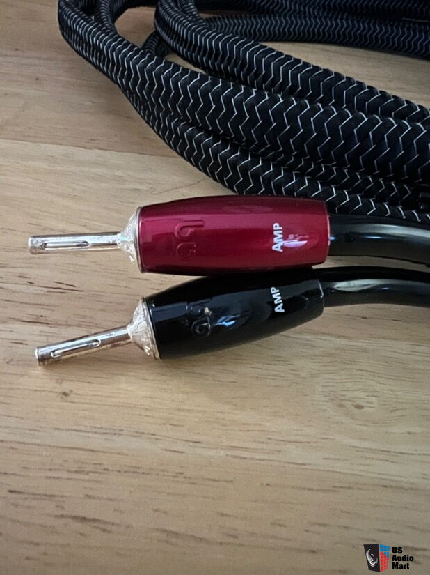 AudioQuest Rocket 44 Speaker Cable with Silver SureGrip 500 BFA (Two ...
