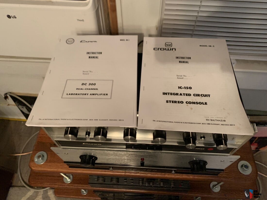 Vintage (early) Crown amp/preamp. DC-300/IC150 Photo #5397591 - Aussie ...