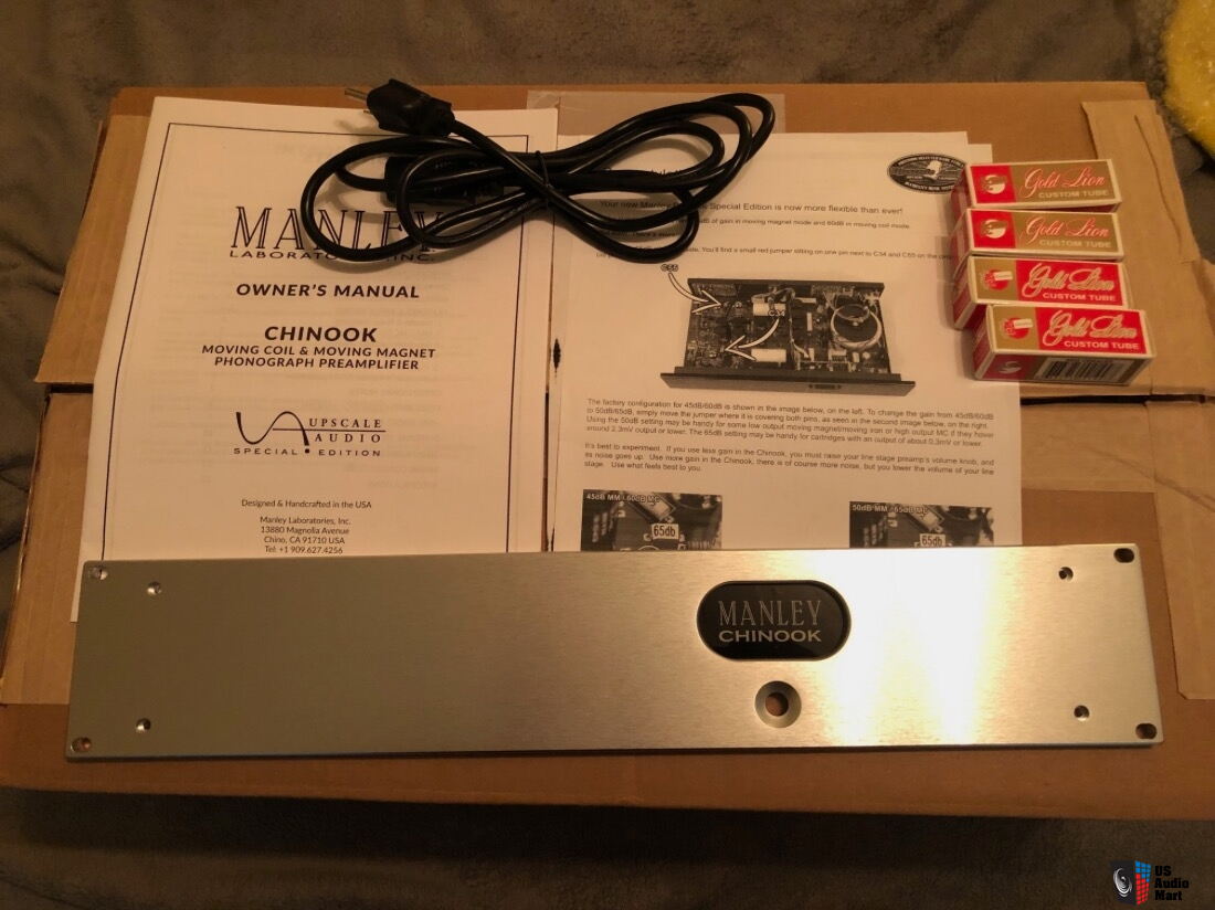 Manley Labs Chinook Special Edition MkII Tube Phono Preamp Photo ...
