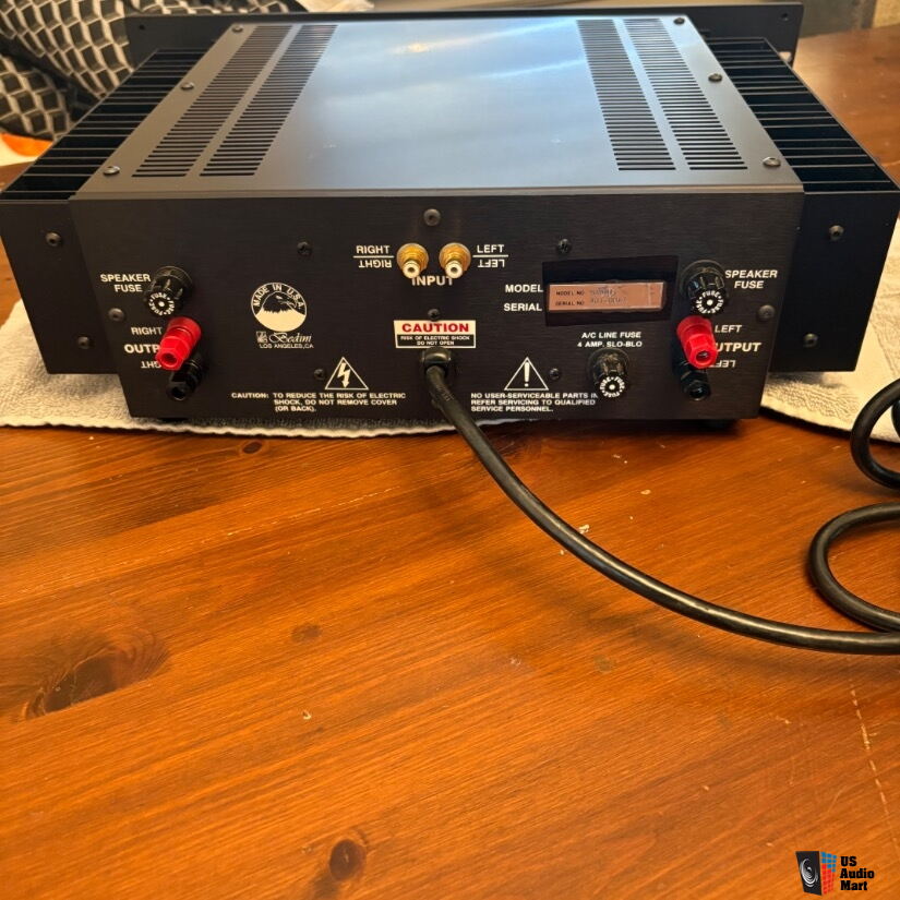Bedini BA-801 Class A Power Amp Photo #5401903 - US Audio Mart