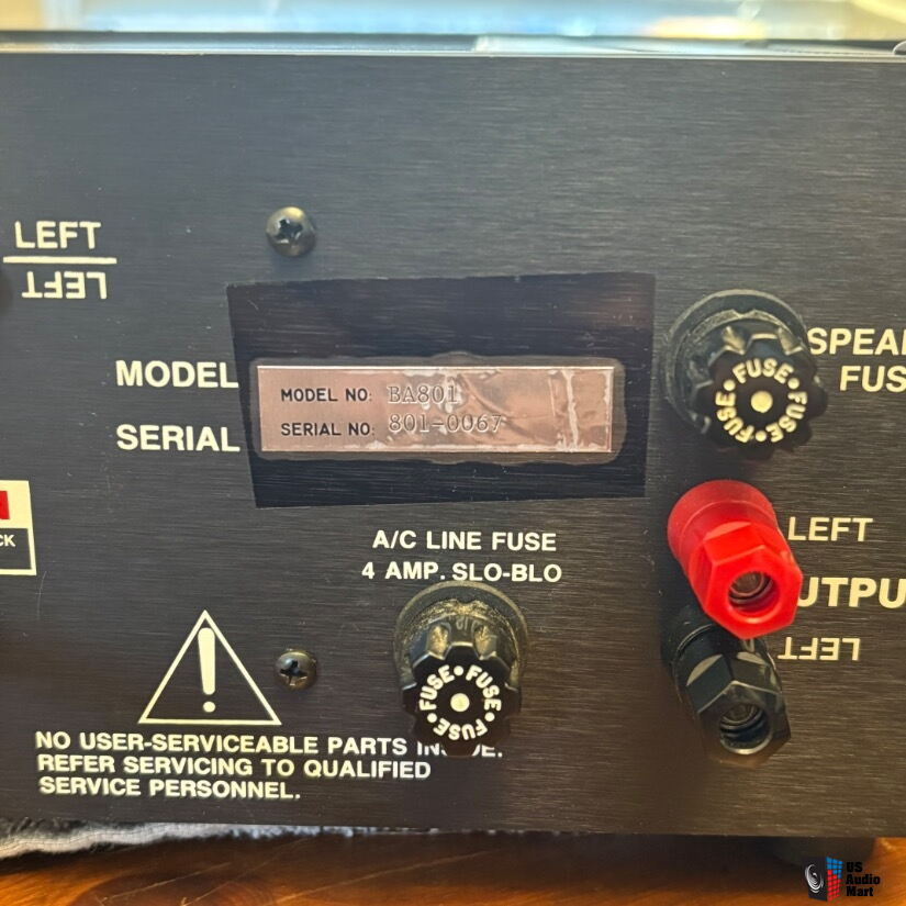 Bedini BA-801 Class A Power Amp Photo #5401900 - Canuck Audio Mart