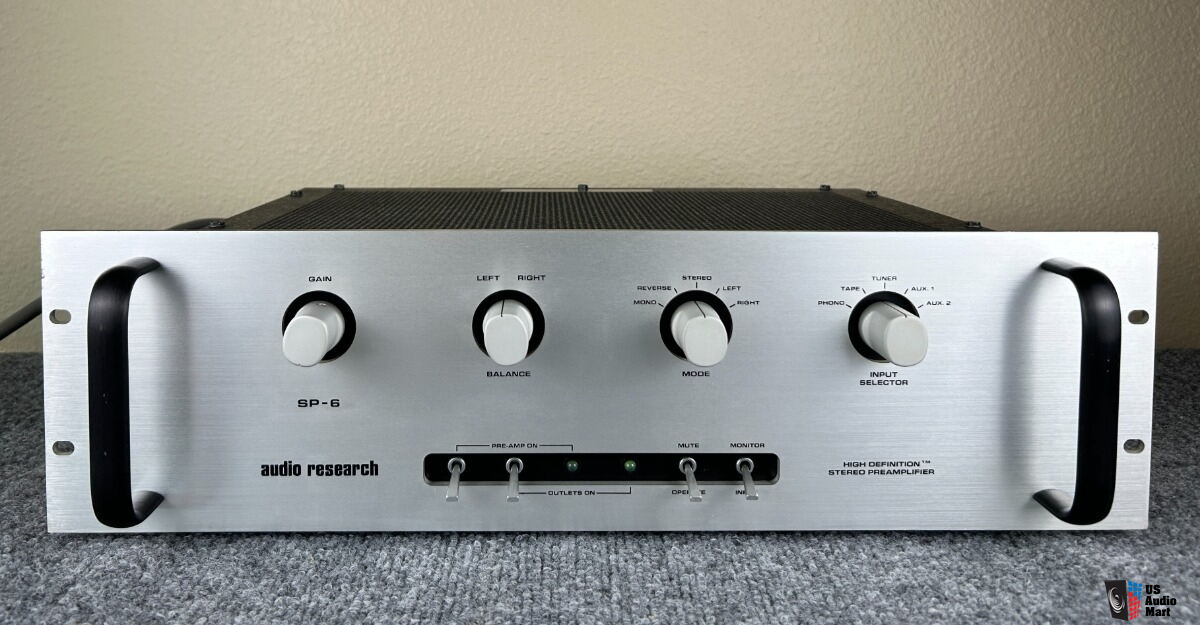 Audio Research SP-6A Tube Preamp w/ Box ~ Sounds AMAZING! Photo ...