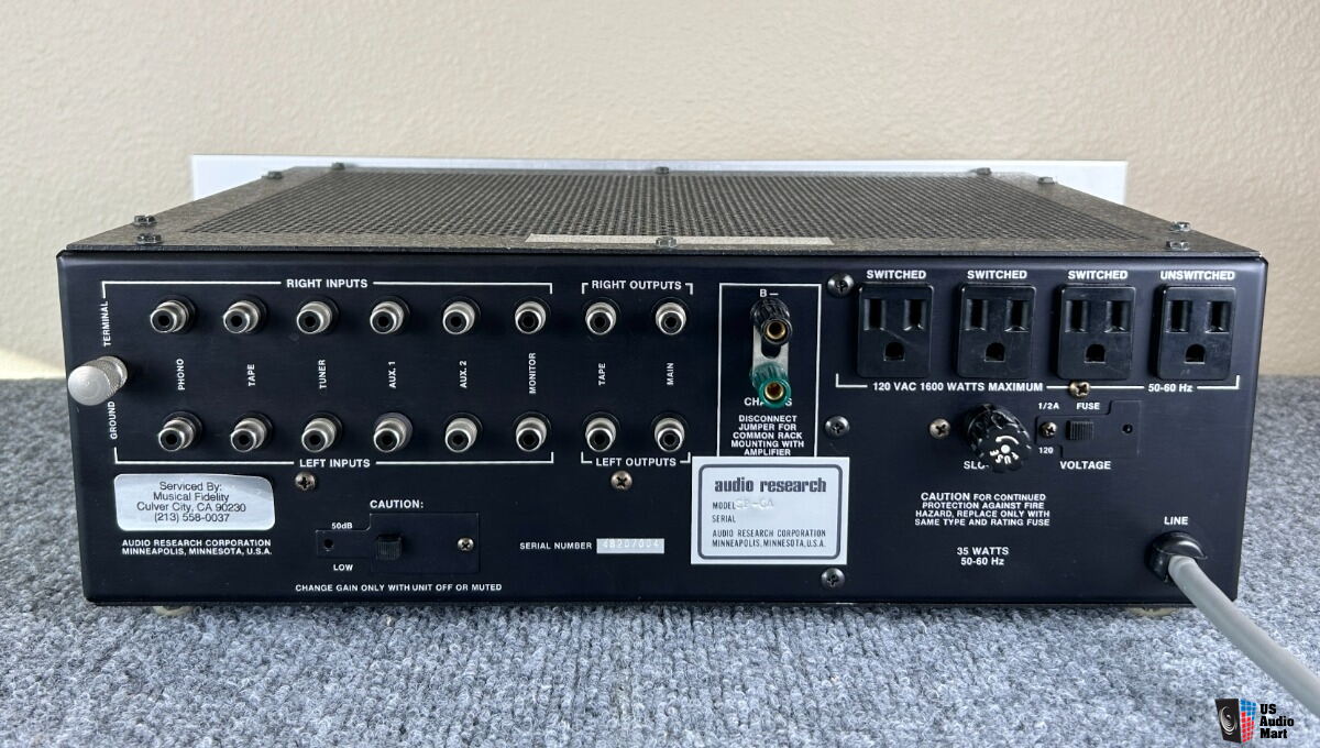 Audio Research SP-6A Tube Preamp w/ Box ~ Sounds AMAZING! Photo ...