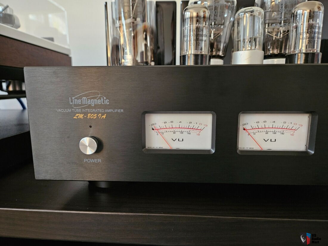 Line Magnetic LM-805iA Integrated Amplifier 48W SET plus NOS 5691 RCA ...