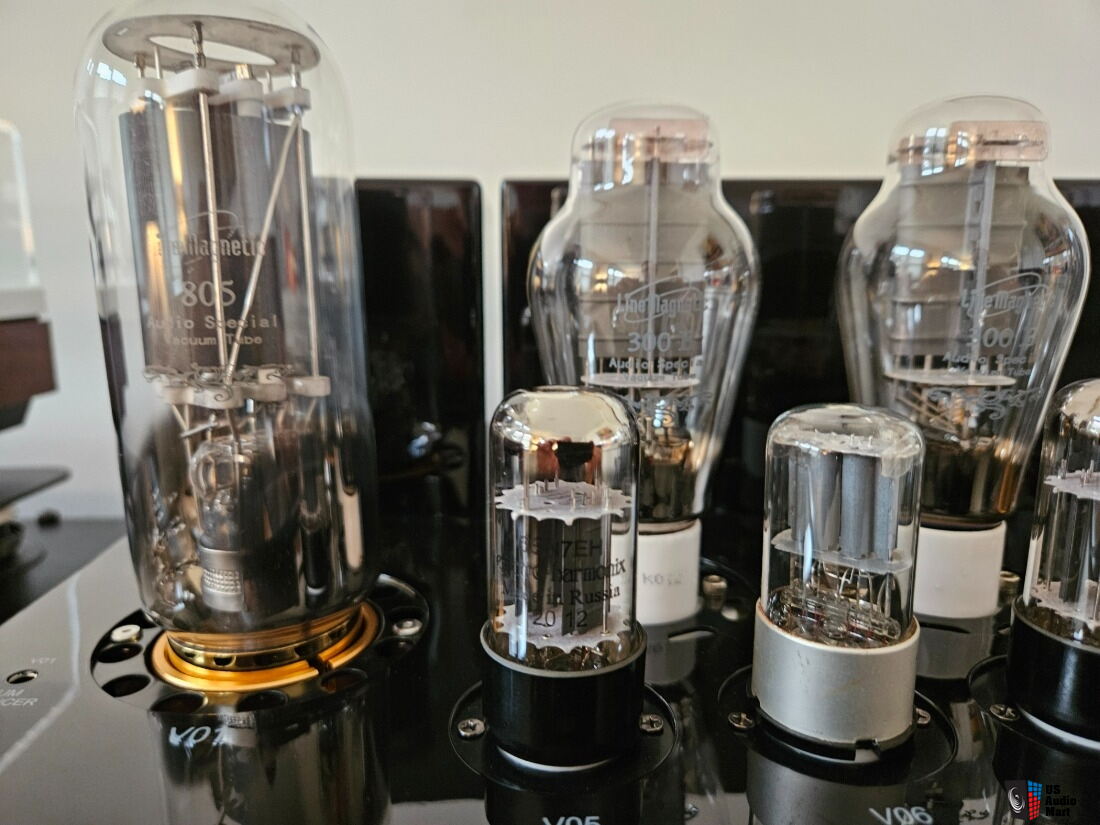 Line Magnetic LM-805iA Integrated Amplifier 48W SET plus NOS 5691 RCA ...