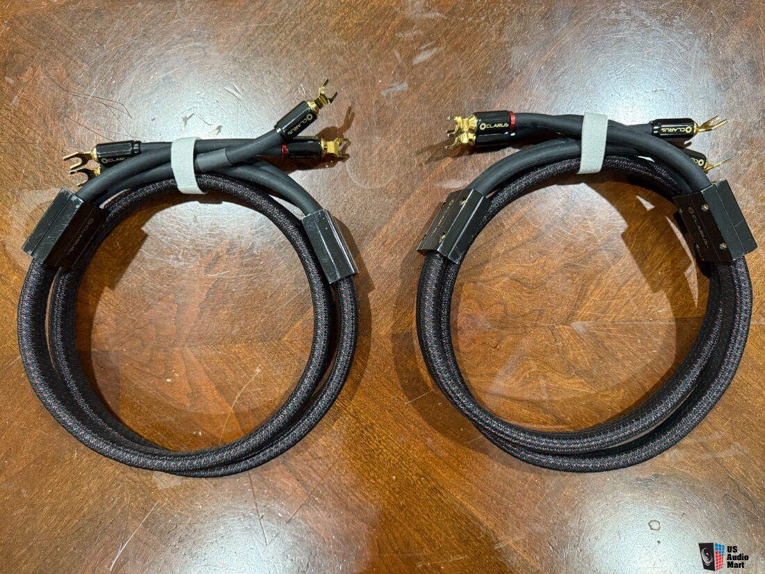 Clarus Cables Crimson Speaker Cables / 5 Feet Pair / Spade For Sale ...