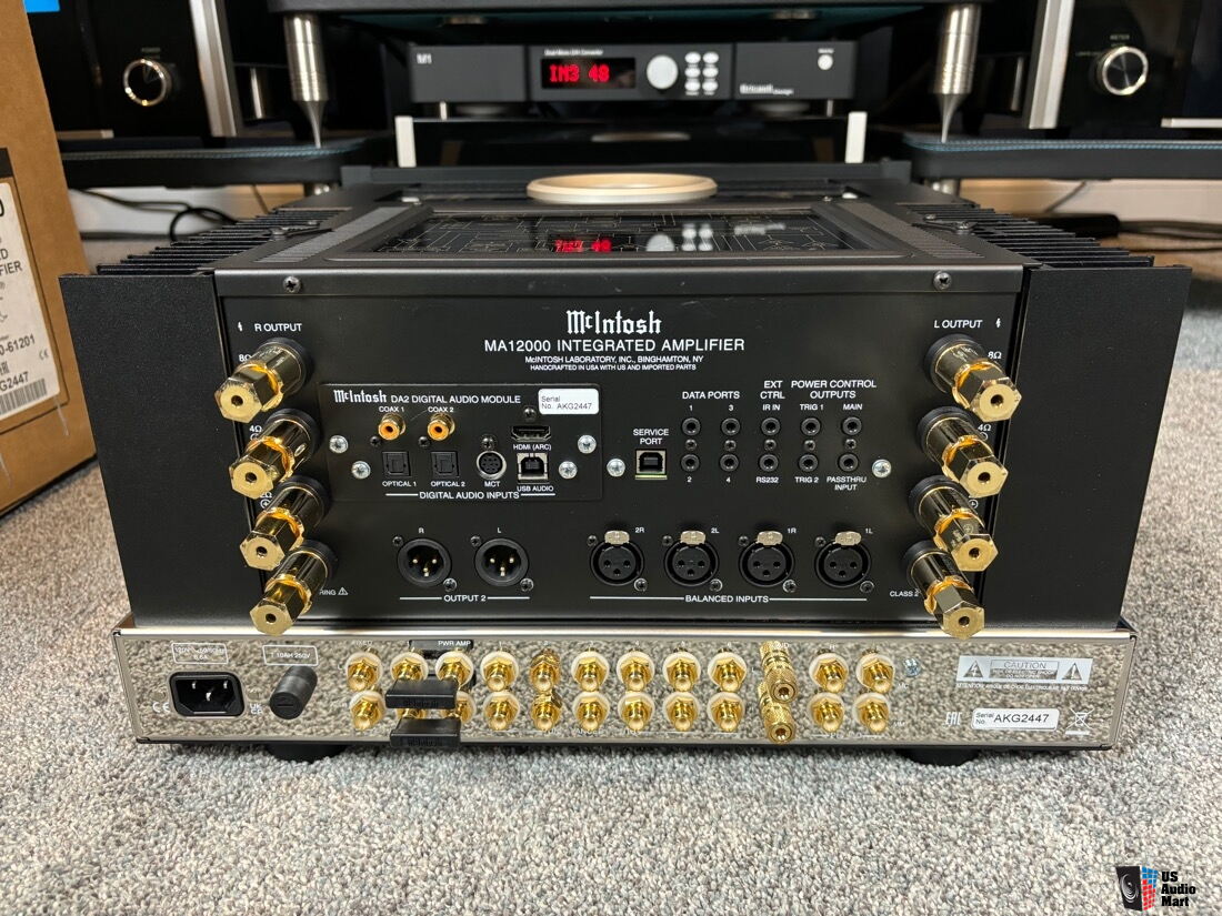 McIntosh MA12000 Hybrid 2-Channel Integrated Amplifier - Excellent ...