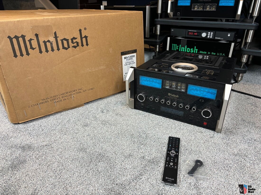 McIntosh MA12000 Hybrid 2-Channel Integrated Amplifier - Excellent ...