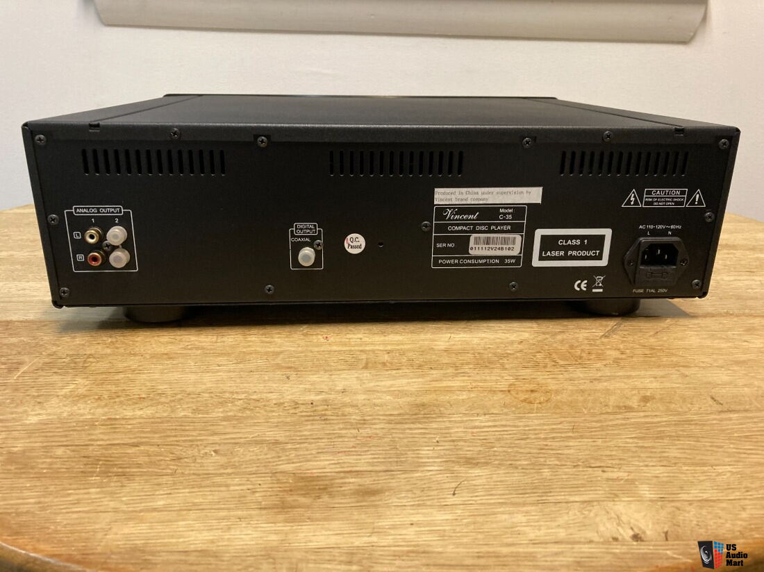 Vincent C-35 hybrid CD player Photo #5408035 - US Audio Mart