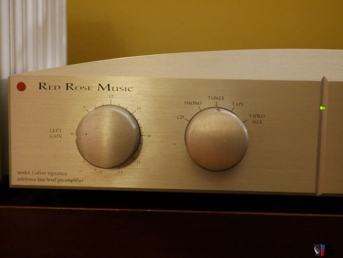 Red Rose Model 3 Silver Signature and Rosette 2 preamplifiers For Sale ...