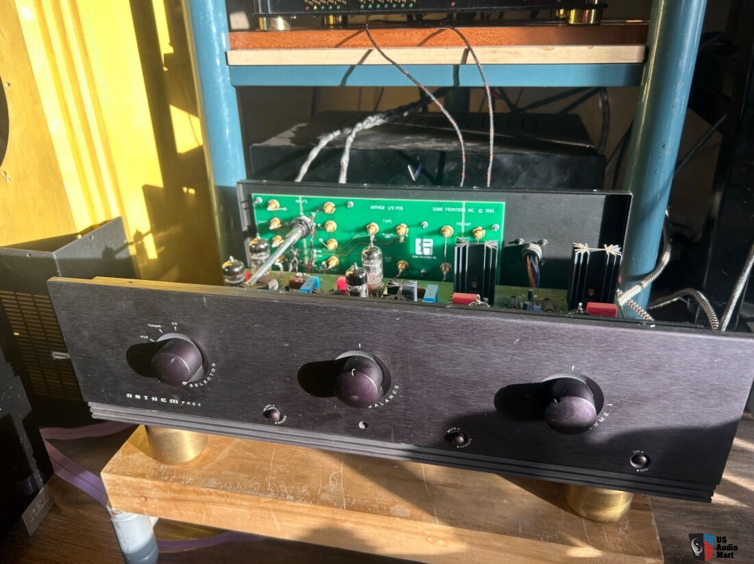 Anthem Pre1 Full Function Tube Preamp w 4 x 6922, 2 x 12AT7, 1 x 5AR4 ...