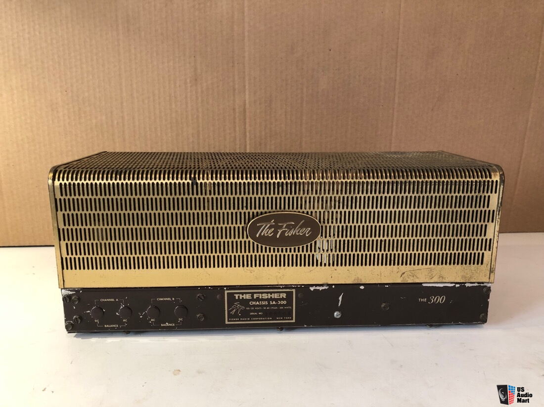 The Fisher - SA 300 EL 34 Amplifier For Sale - US Audio Mart