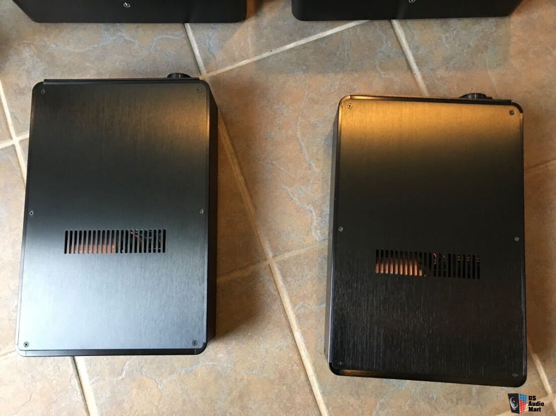 Pair of Audio GD HE-2 MK2 Reference Mono Amplifiers & Power Supplies ...